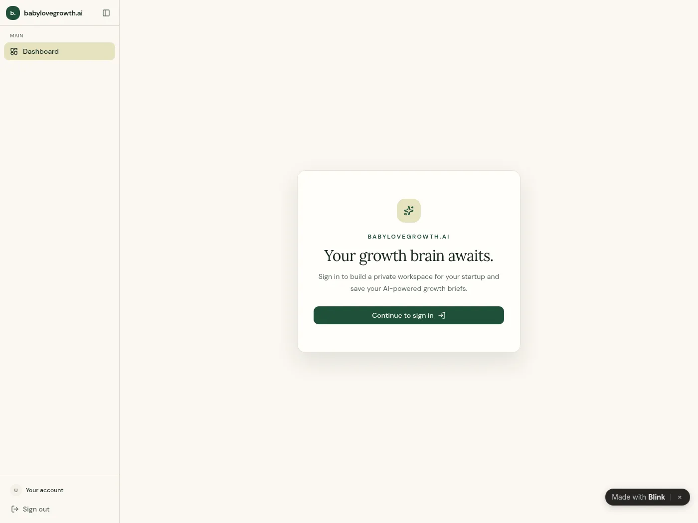 BabyloveGrowth AI Brain
