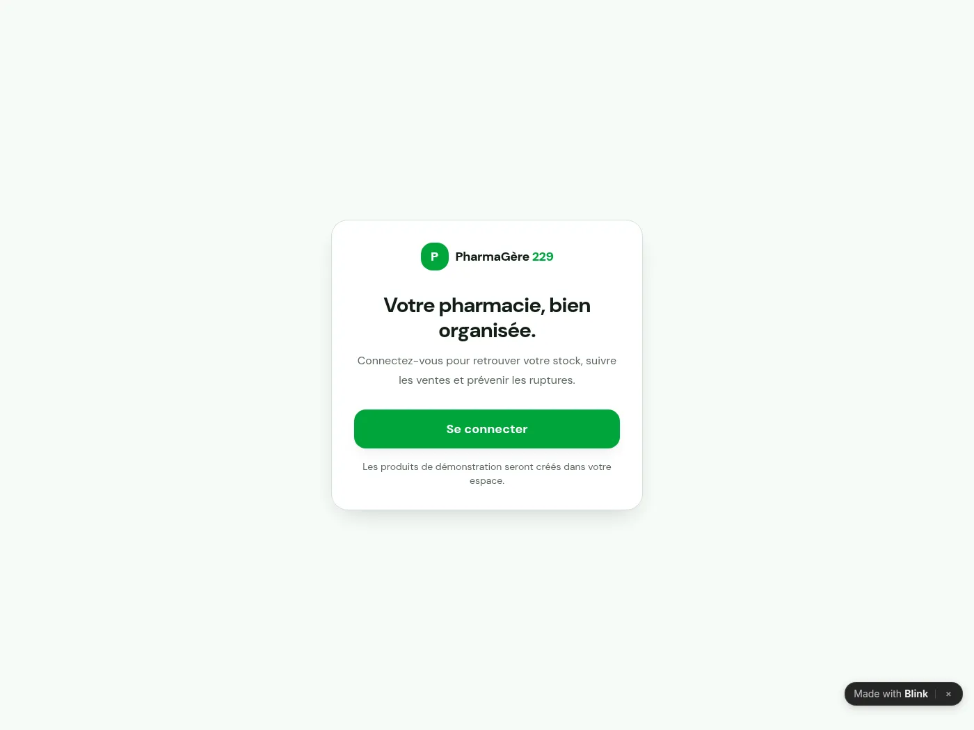 PharmaGère 229 SaaS