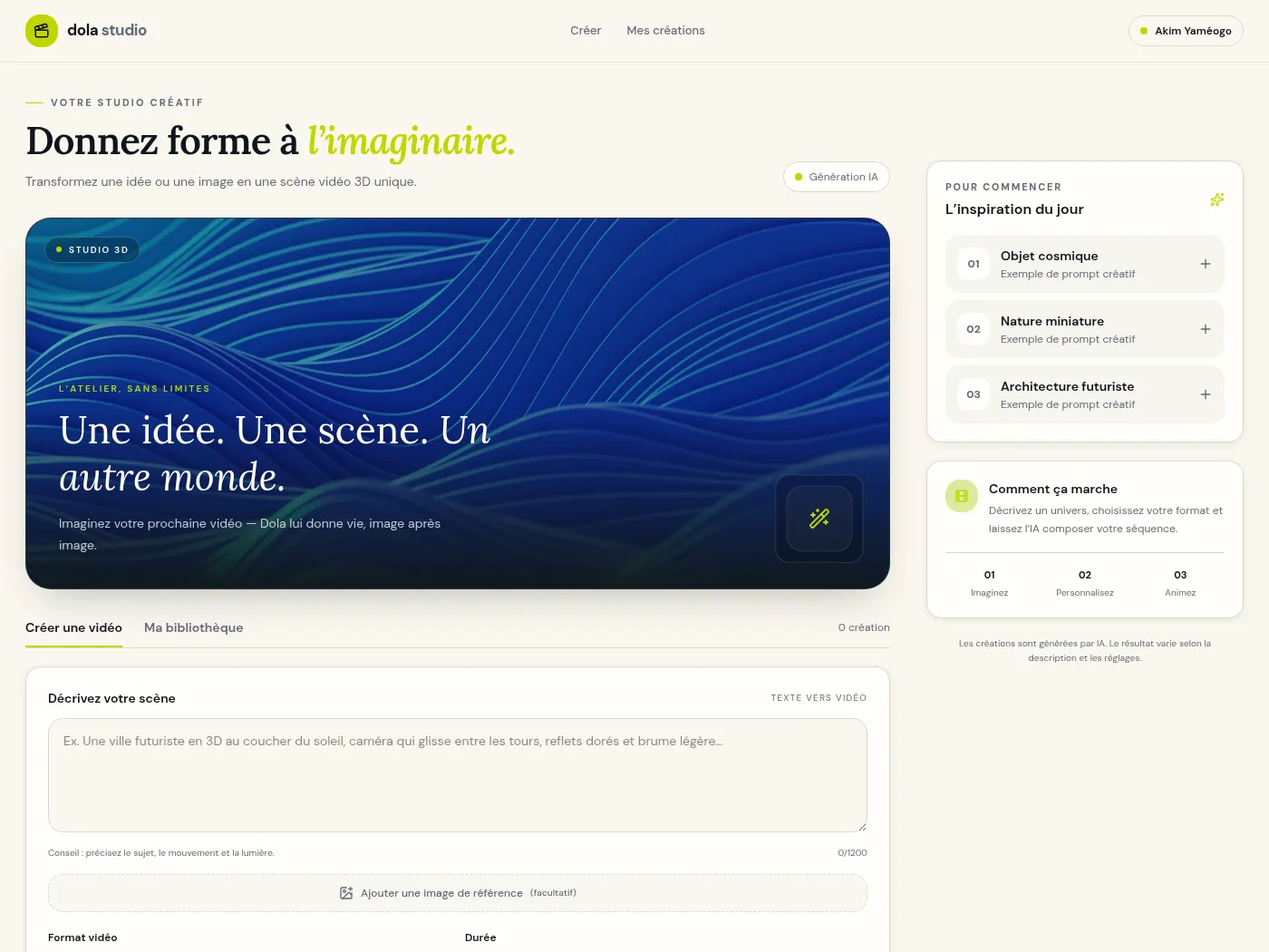 Dola 3D Video Maker