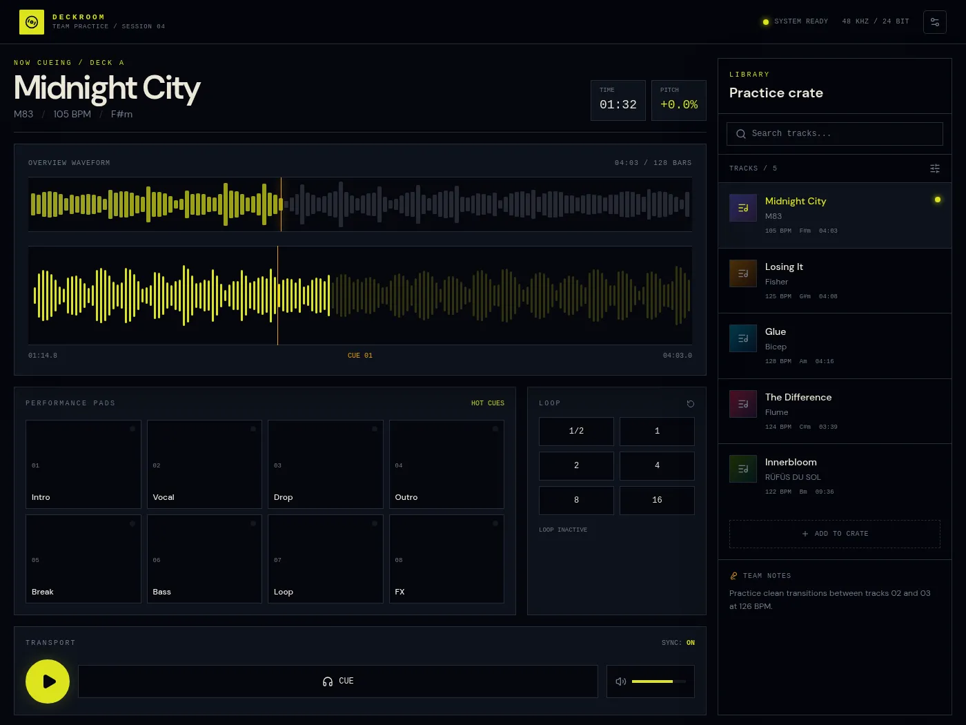DJ Deck Simulator