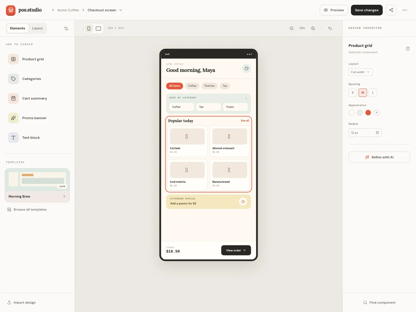 POS Design Studio