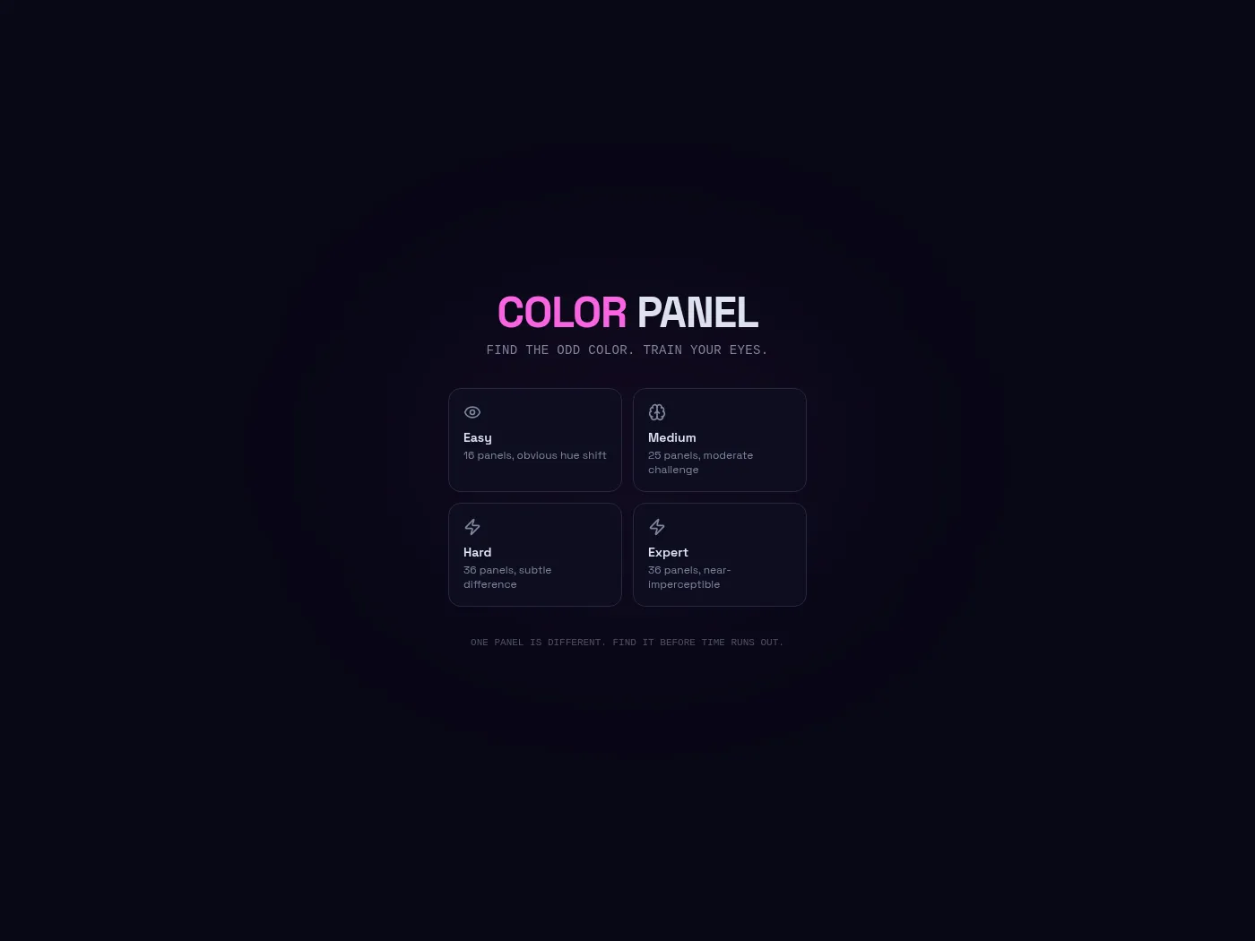AI Color Panel Trainer