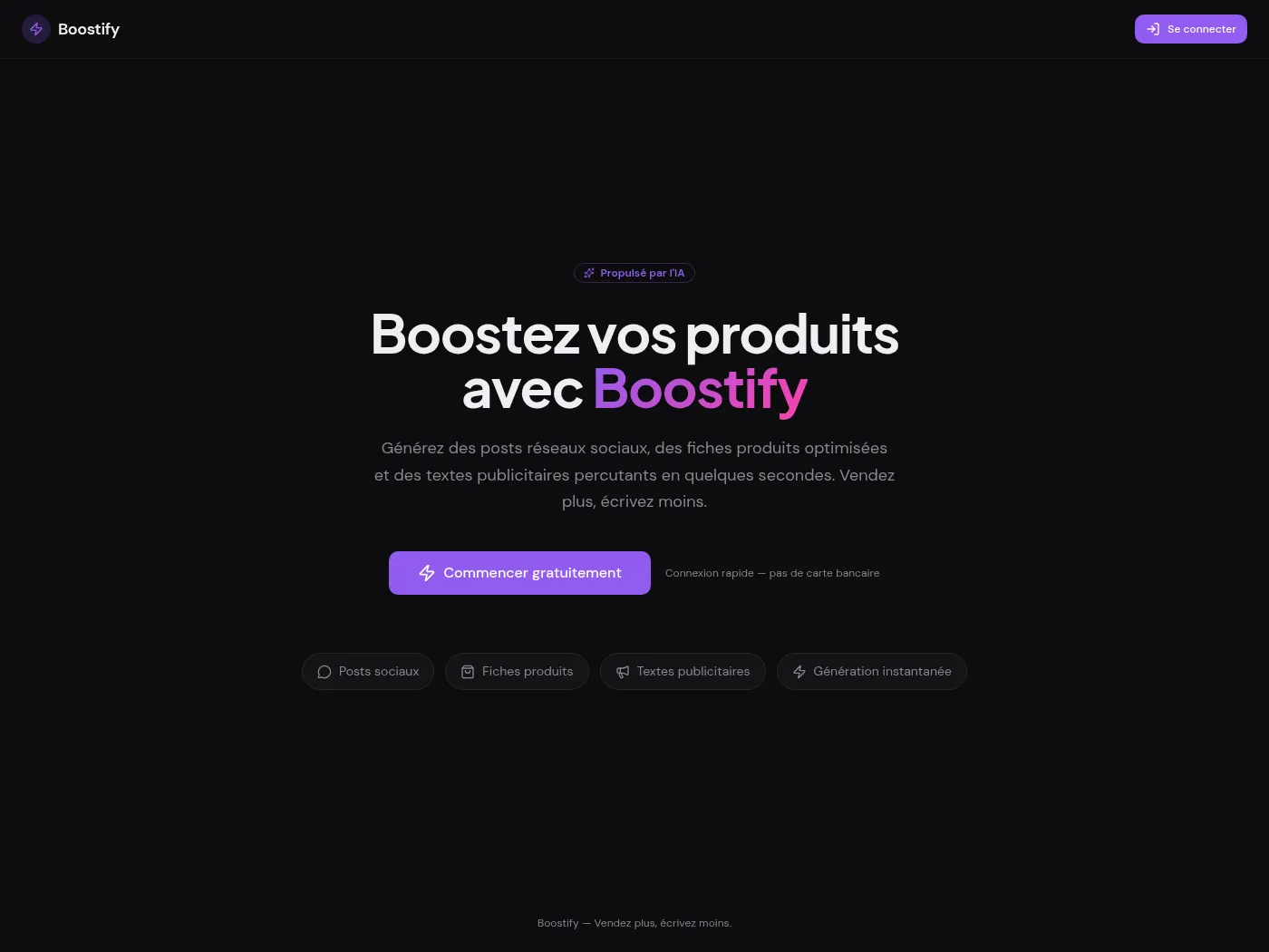 Boostify Merch App
