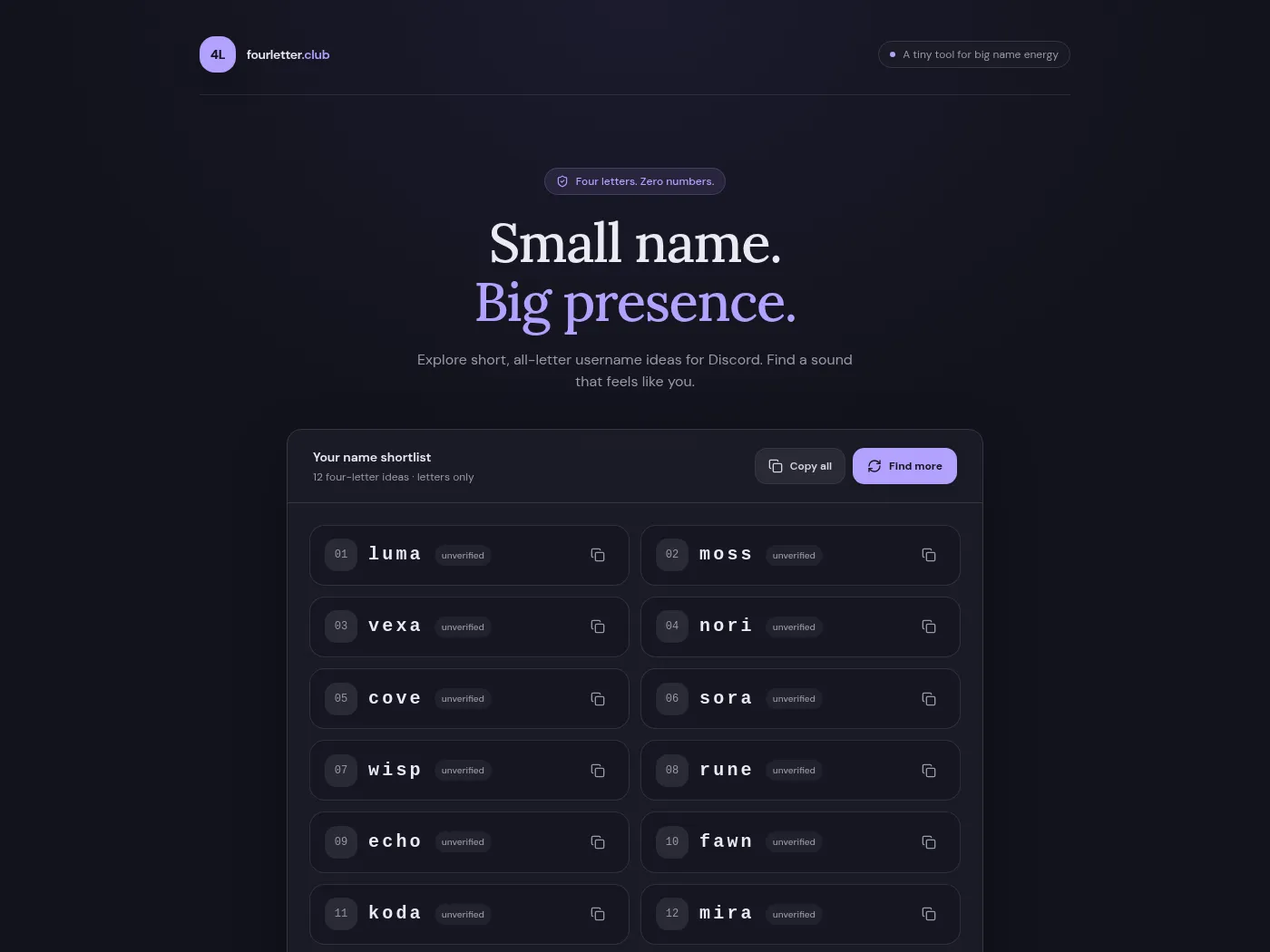 Discord Name Checker