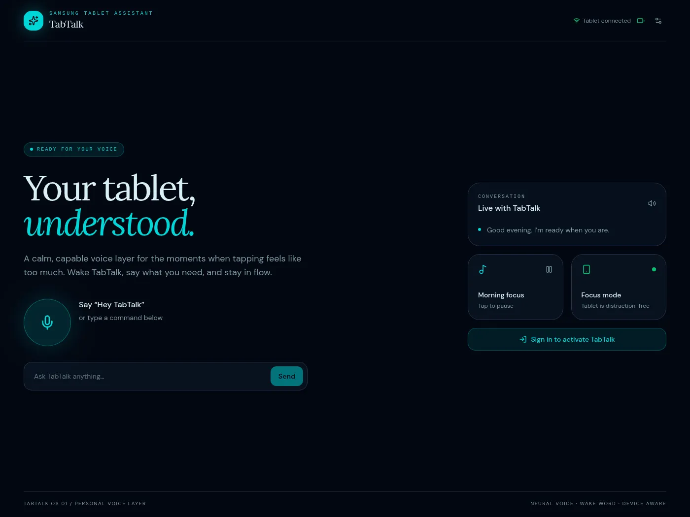 TabTalk AI Assistant
