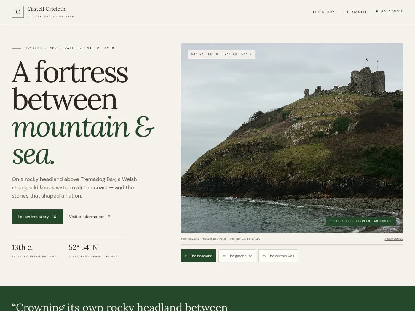 Criccieth Castle Explorer