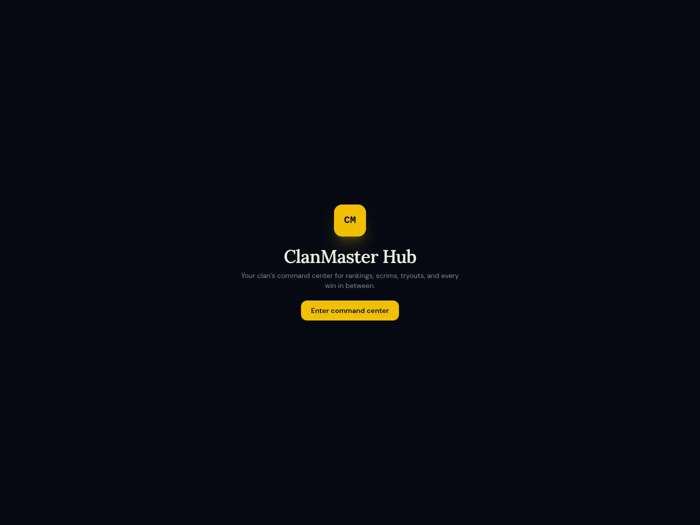 ClanMaster Hub