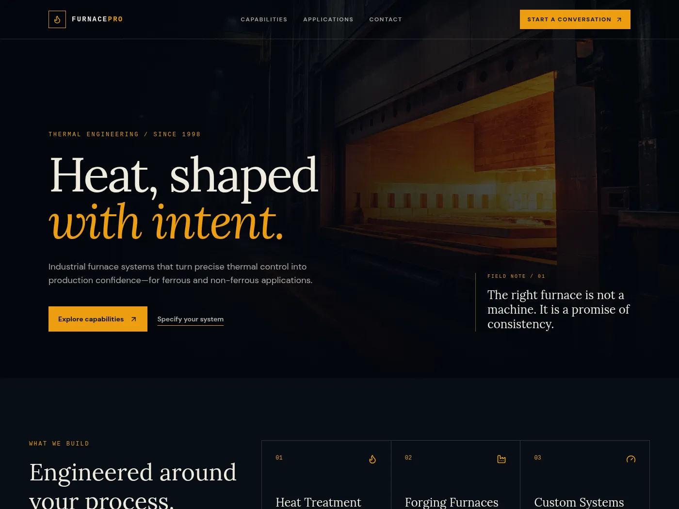 FurnacePro Company Site