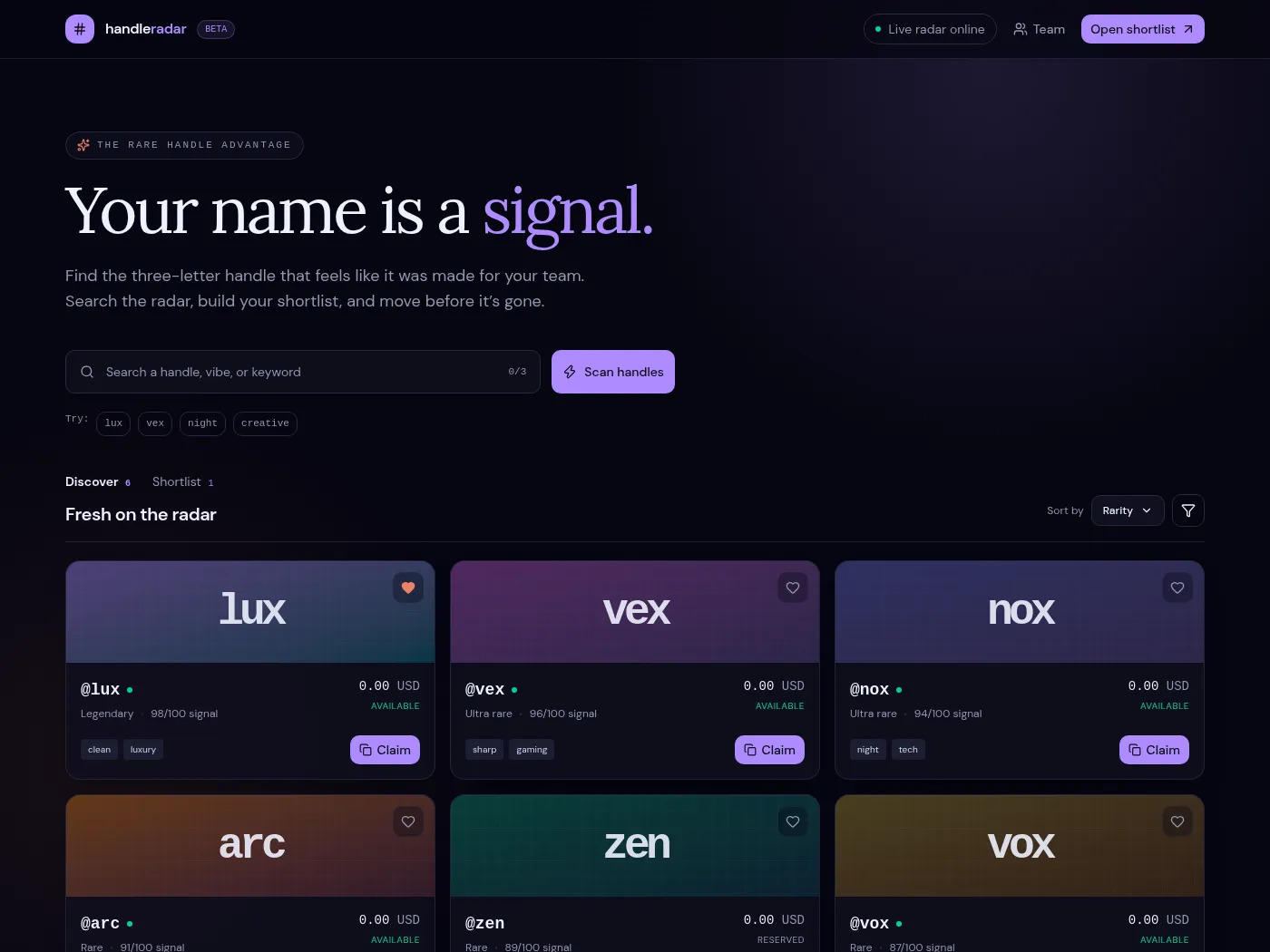 Discord Handle Finder