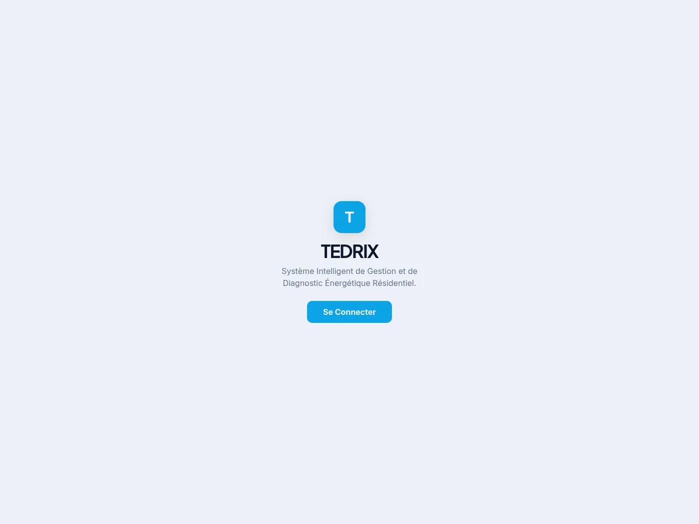 TEDRIX Energy Dashboard