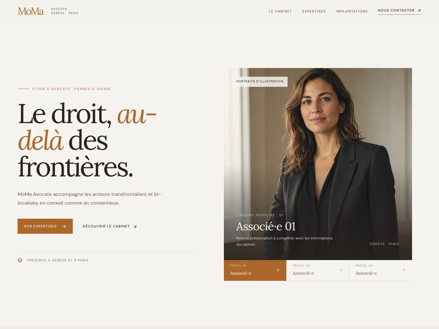 MoMa Avocats Website