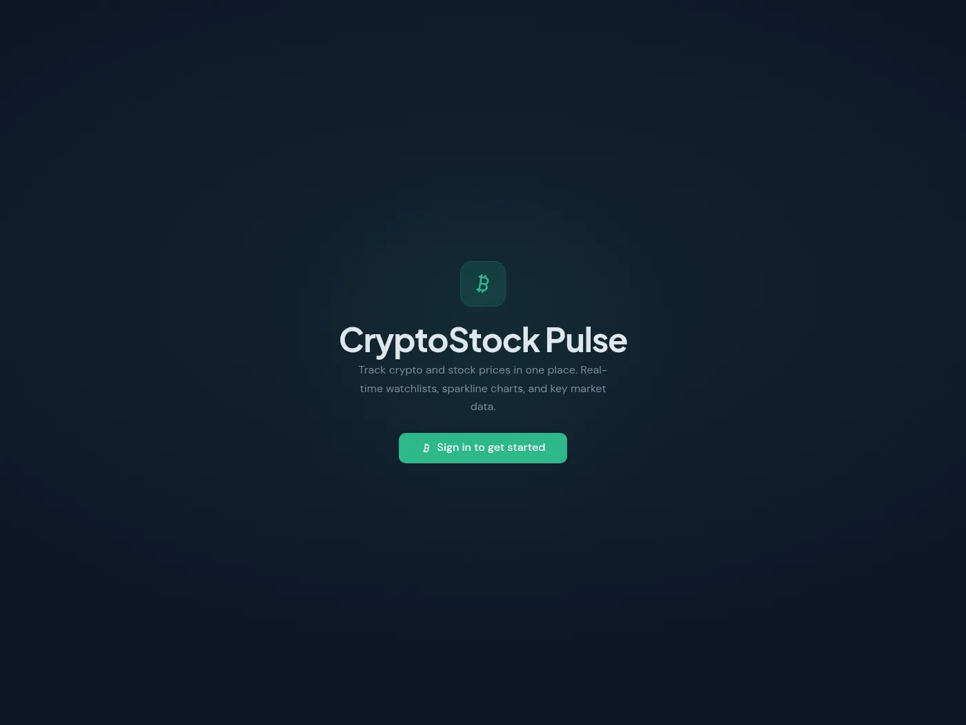CryptoStock Pulse