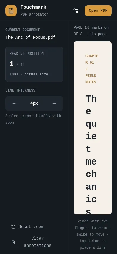 PDF Annotator Touch