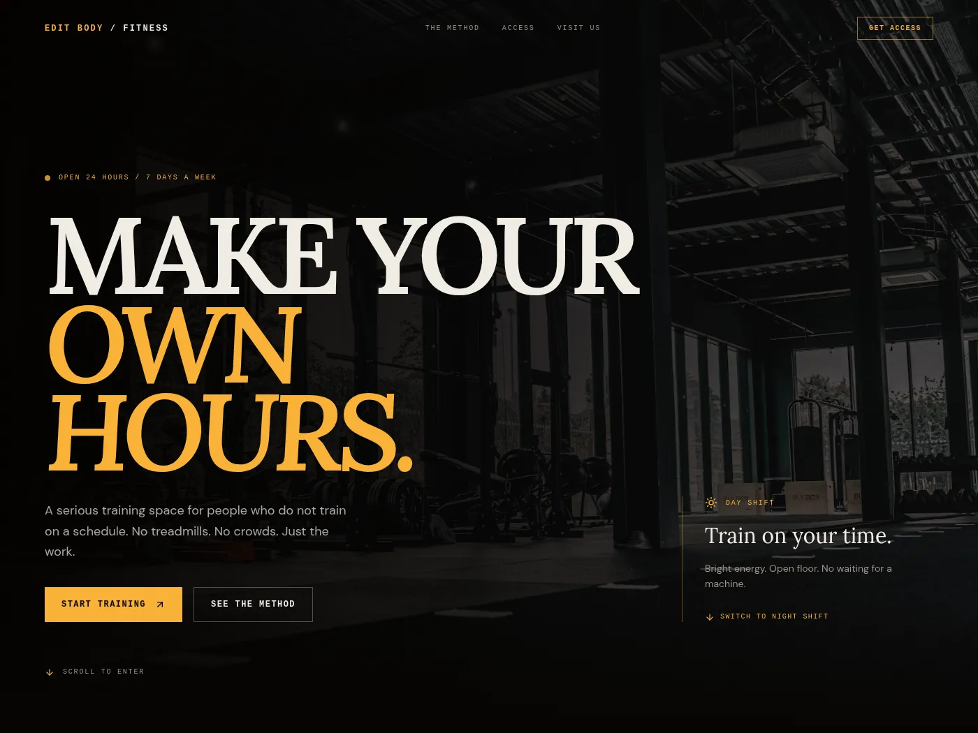 Edit Body Fitness Web