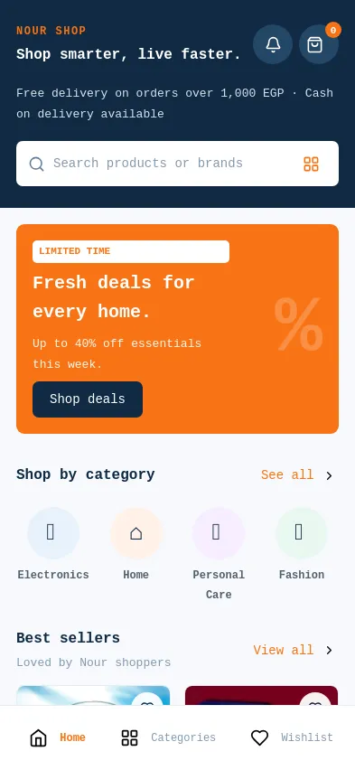 Nour Shop Mobile