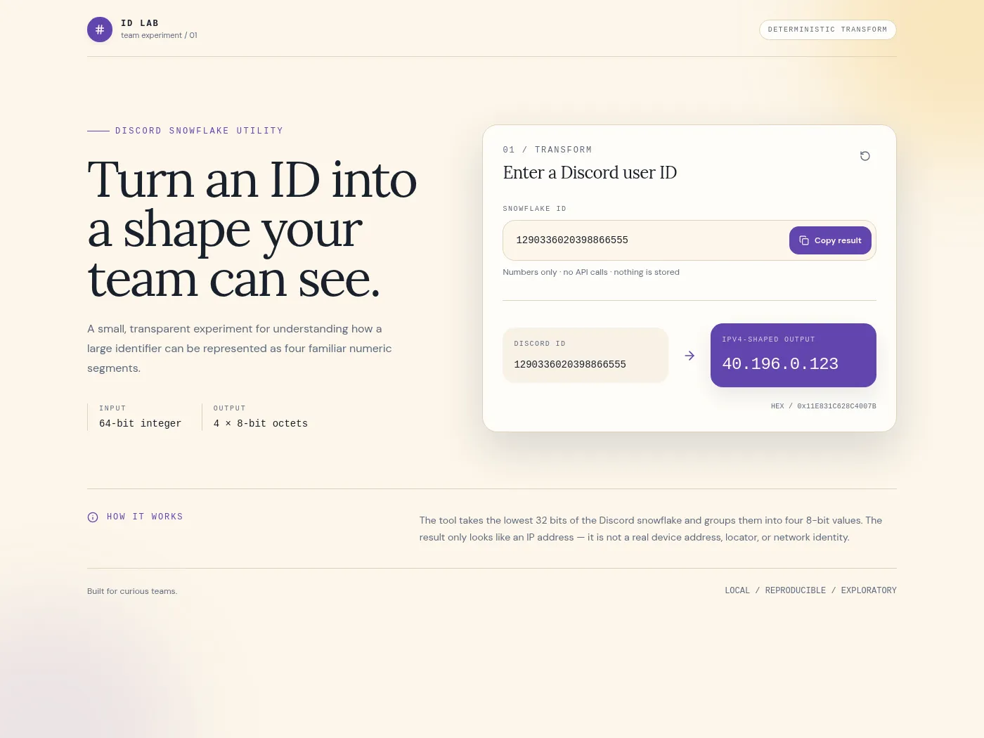 Discord ID Transformer