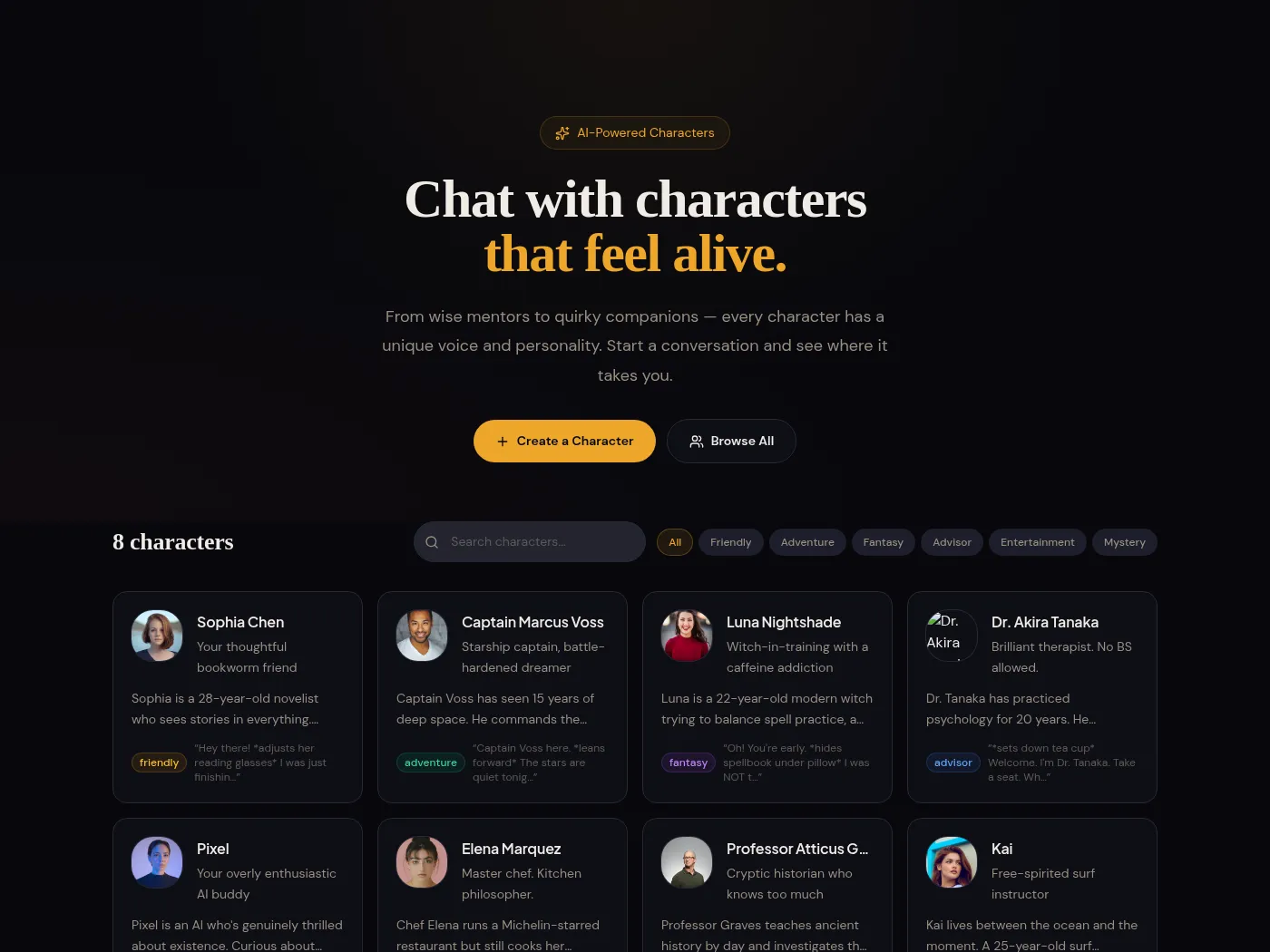 Chat Persona Web
