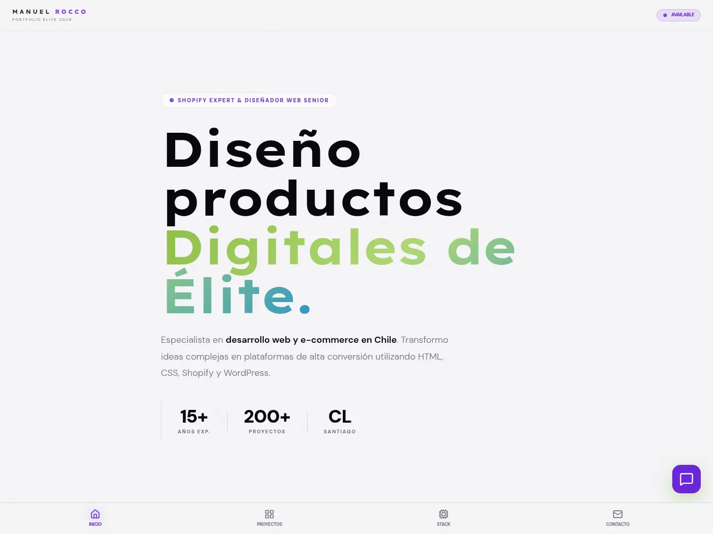 Elite Webfolio Chile