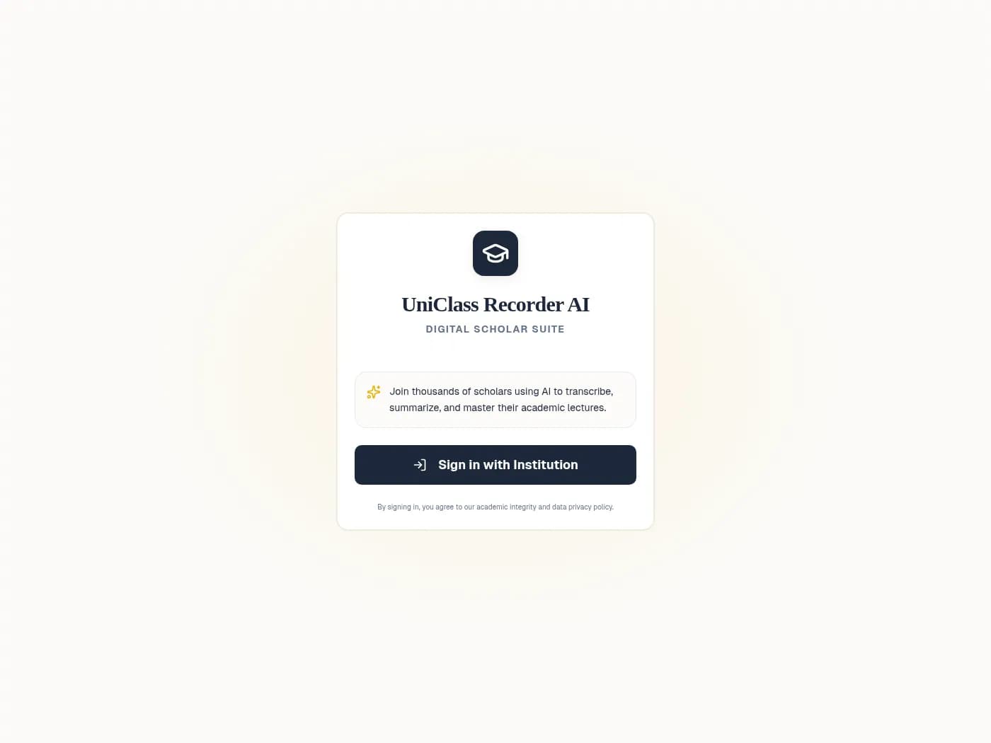 UniClass Recorder AI