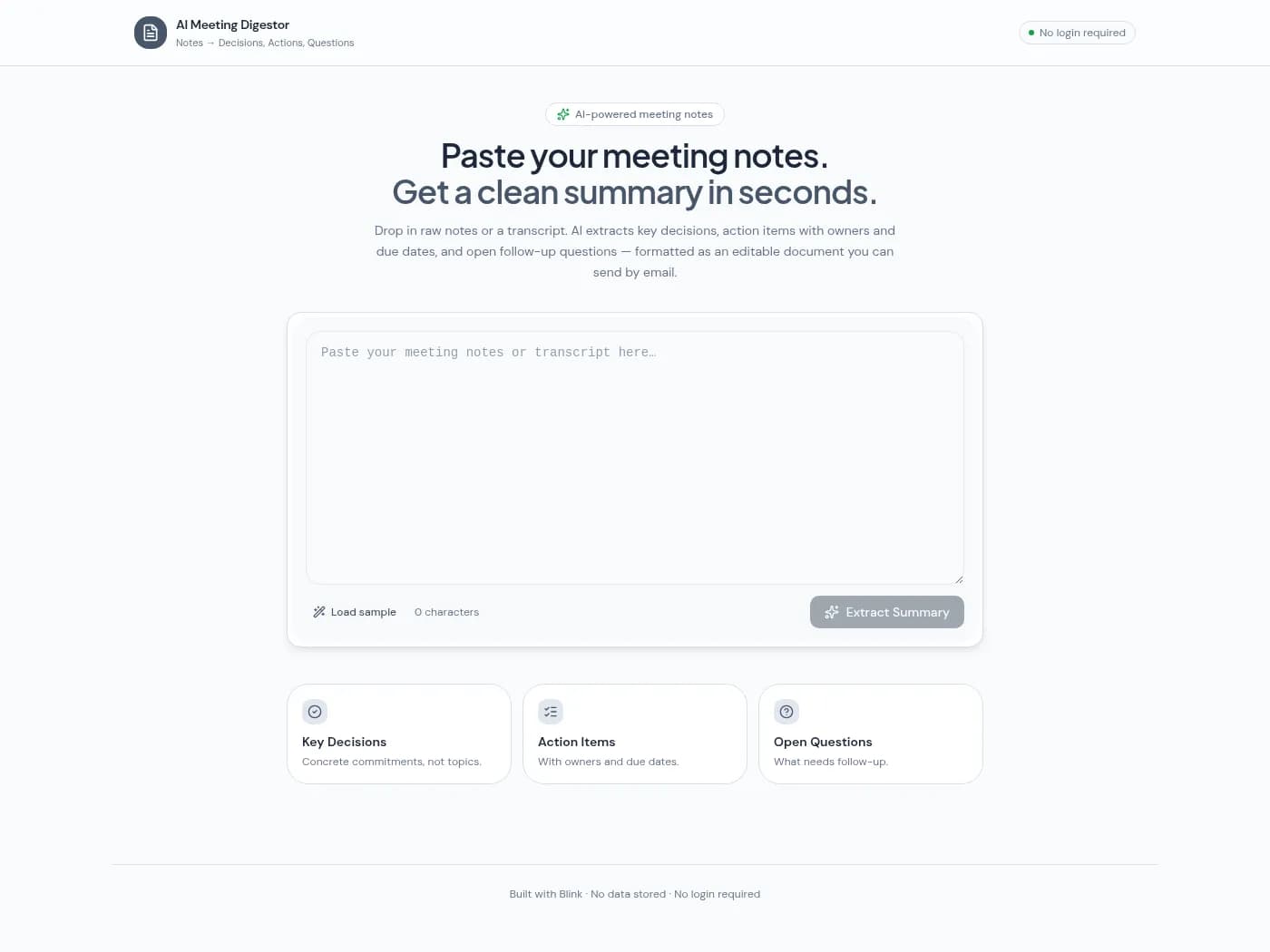 AI Meeting Digestor