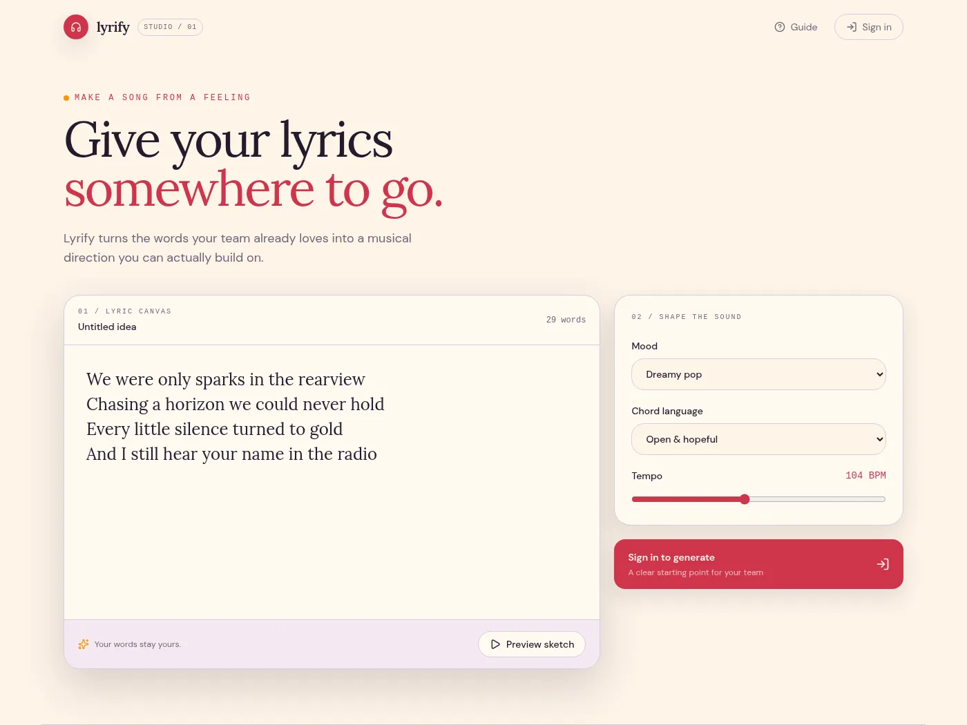 Lyrify AI Songmaker