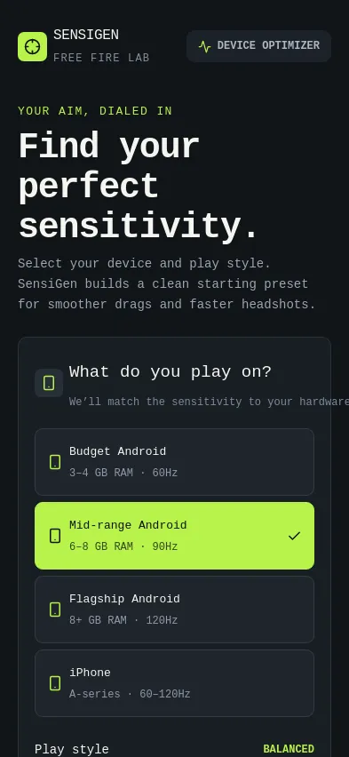SensiGen Mobile