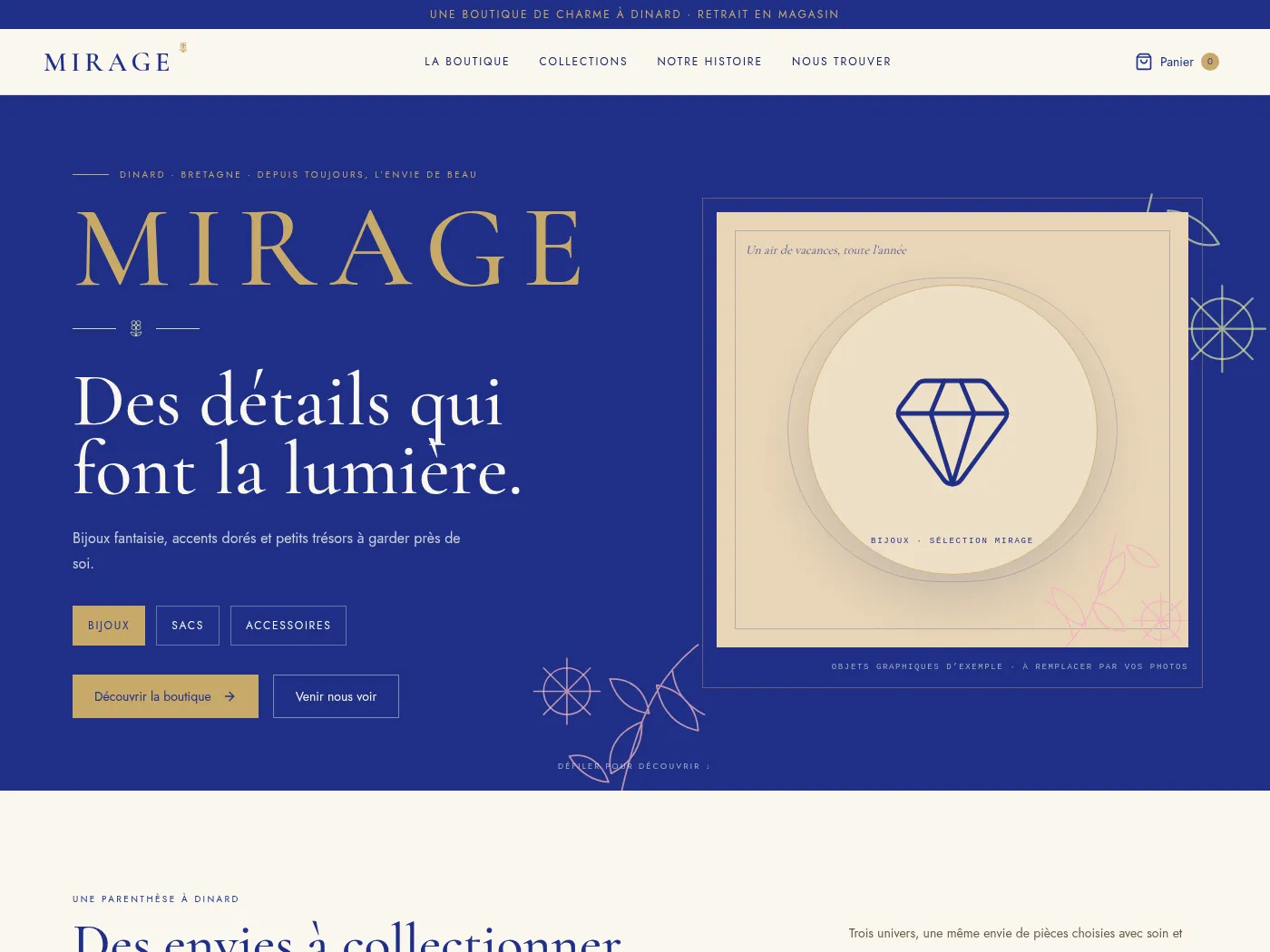 Mirage Boutique Vitrine