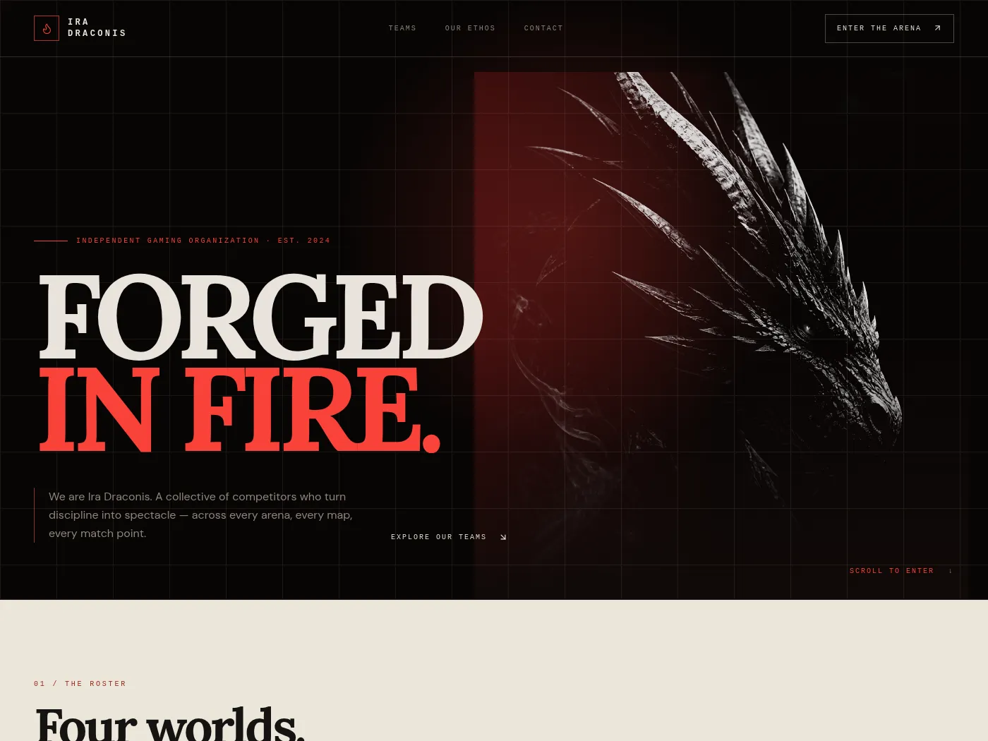Ira Draconis Esports Portal