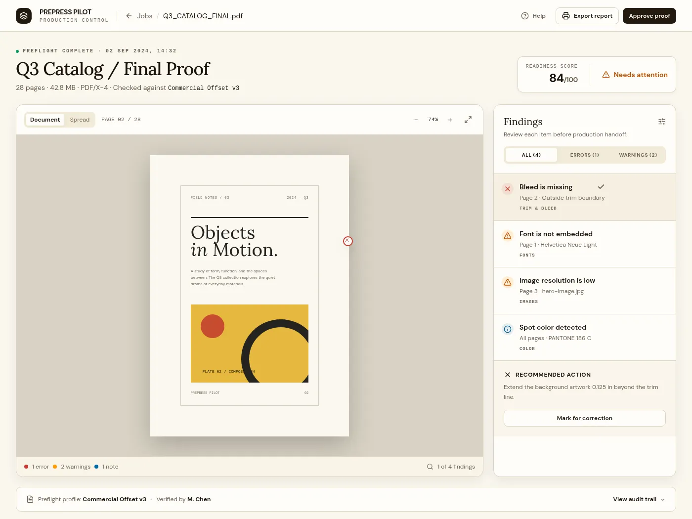 Prepress Pilot