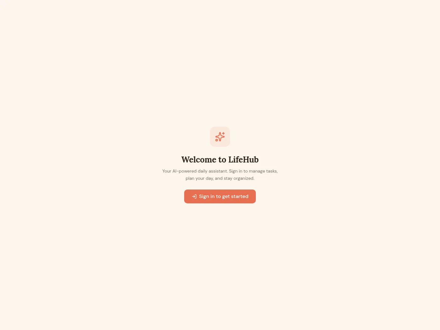 LifeHub AI Organizer