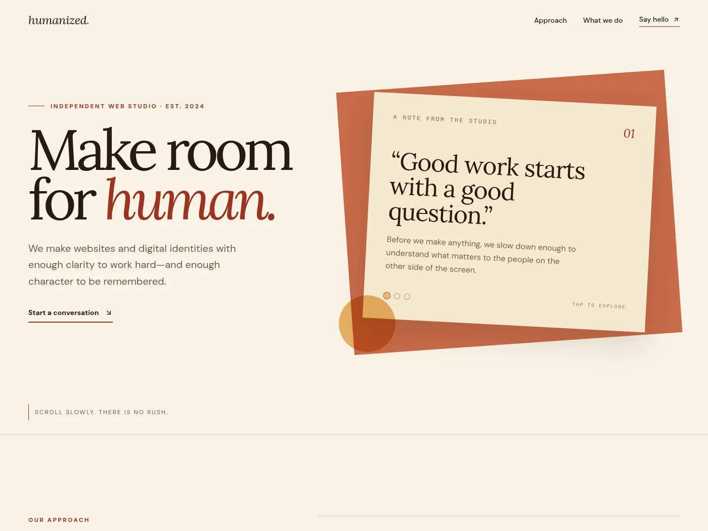 Humanized Web Studio