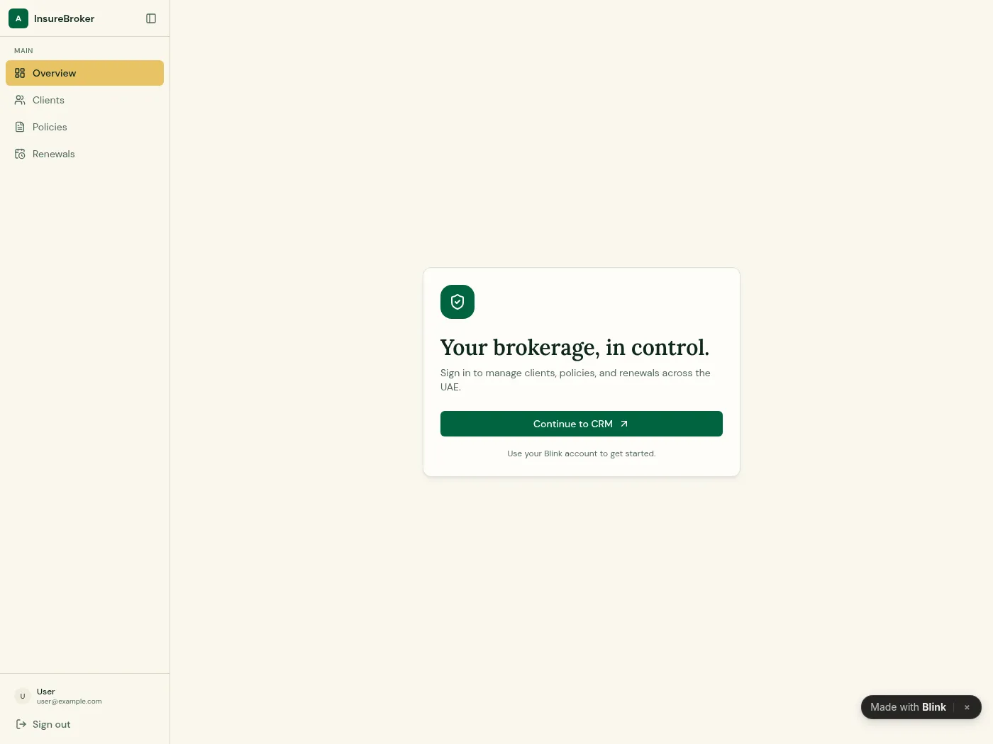 InsureBroker CRM