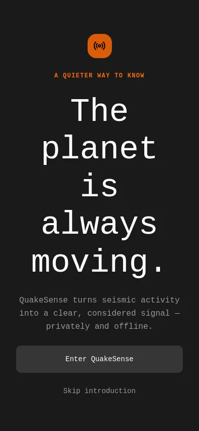 QuakeSense