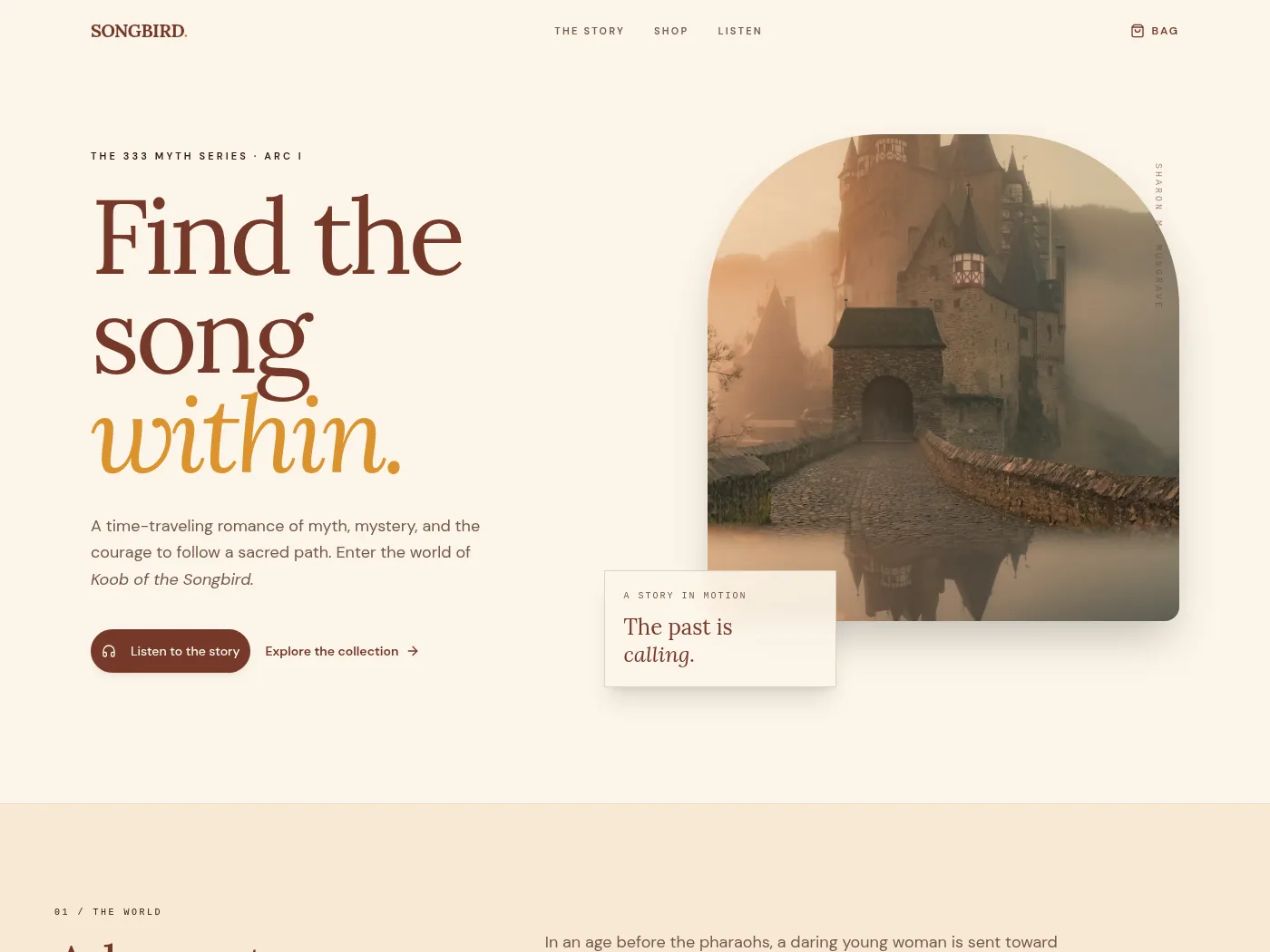 Songbird Merch & Audiobook Hub