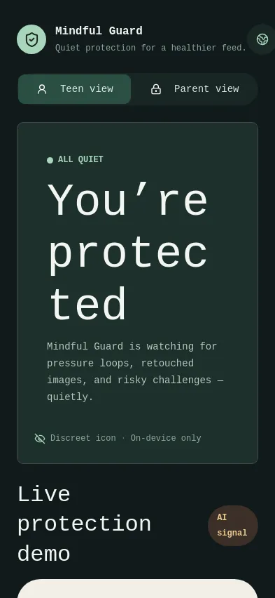 Mindful Screen Guard
