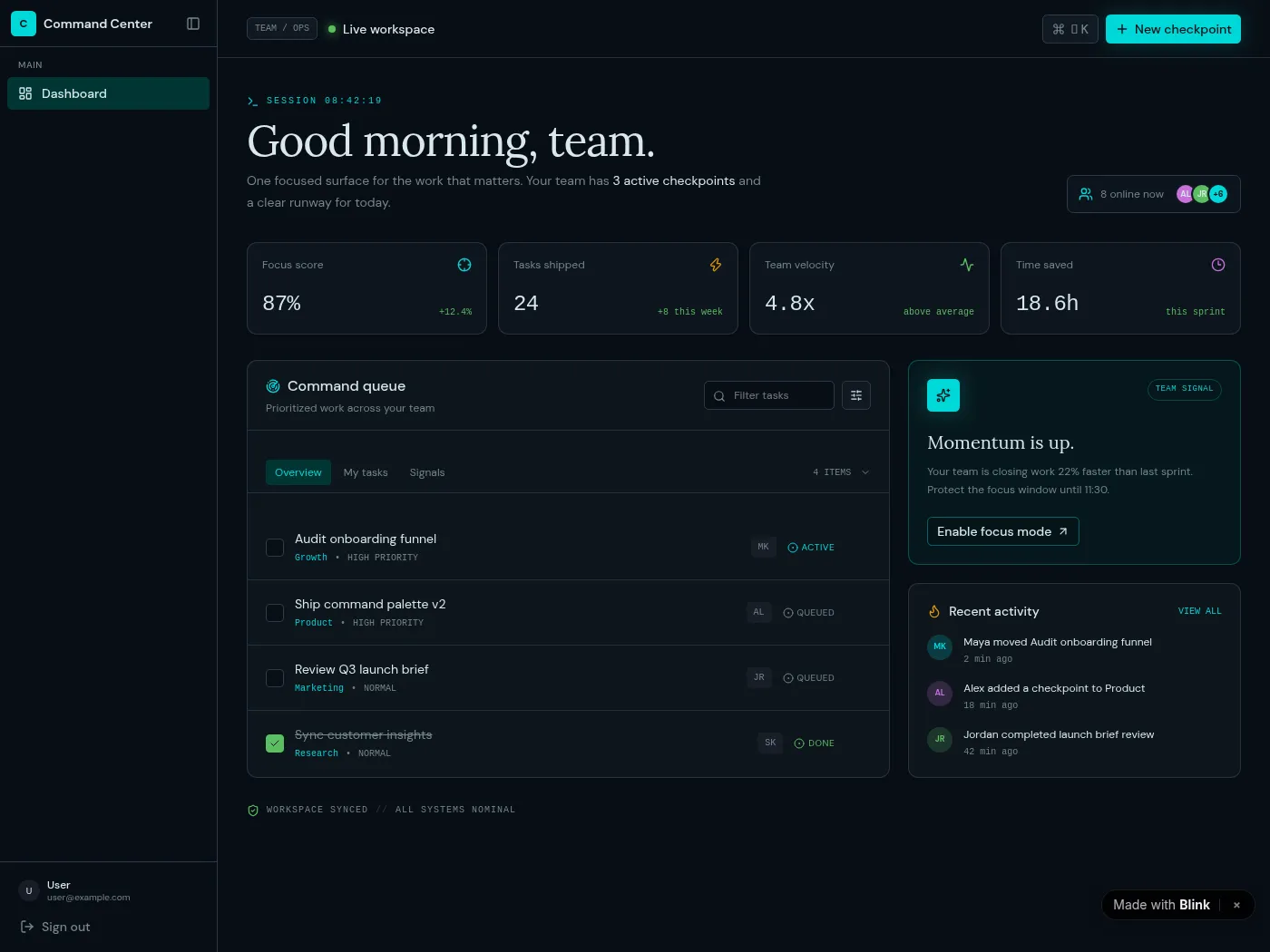 ImGui Workflow Dashboard