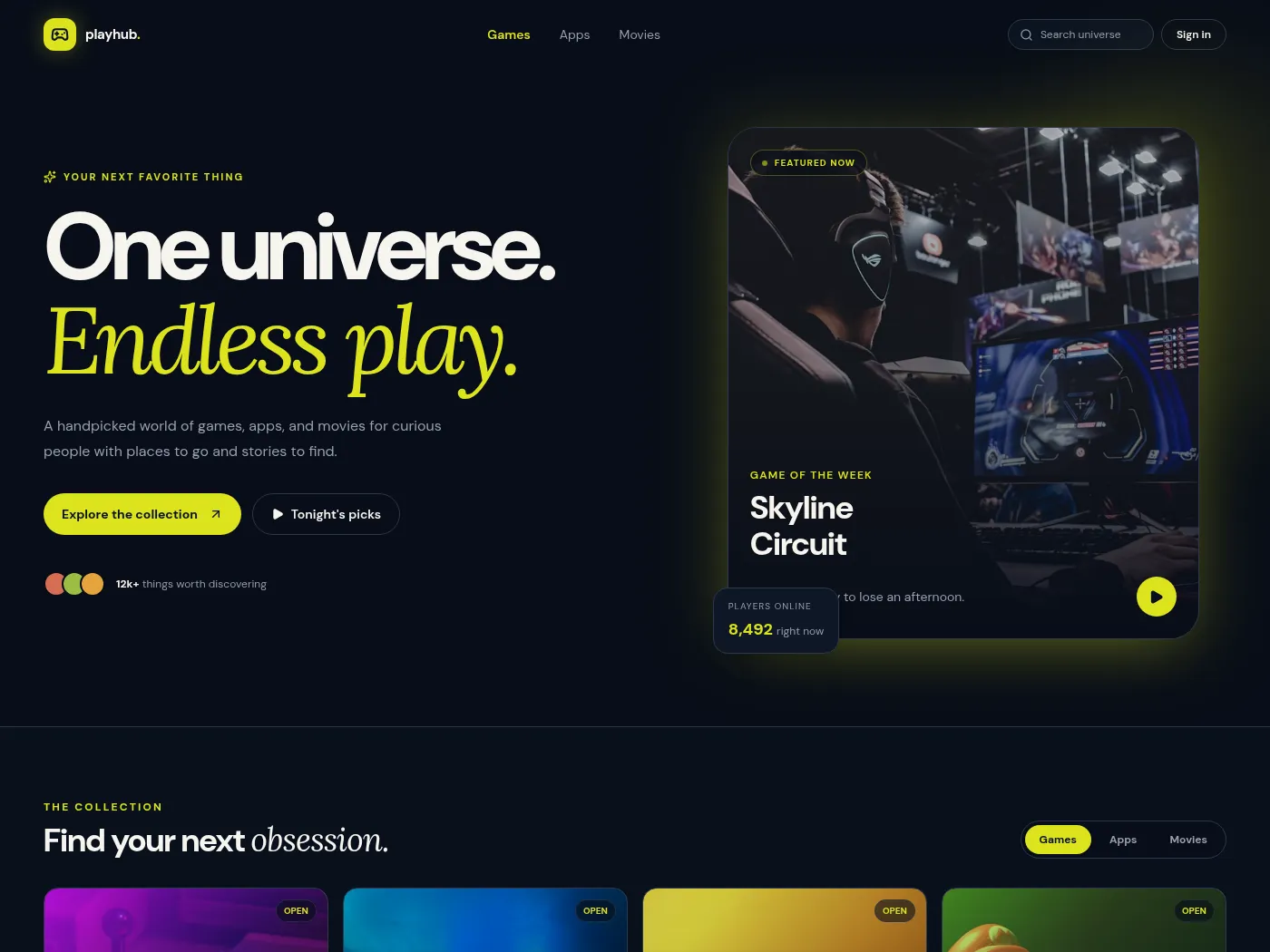 PlayHub Universe