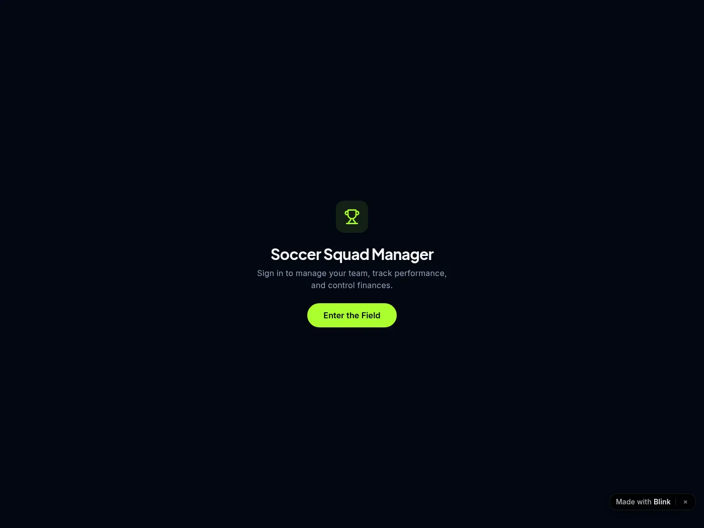 Soccer Squad Manager
