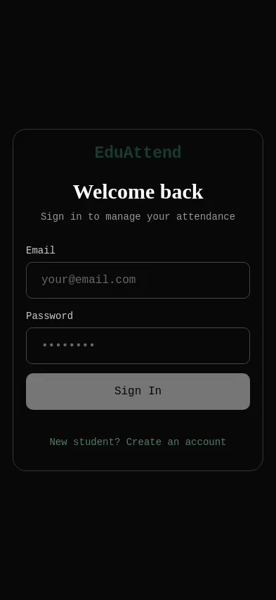 EduAttend Mobile