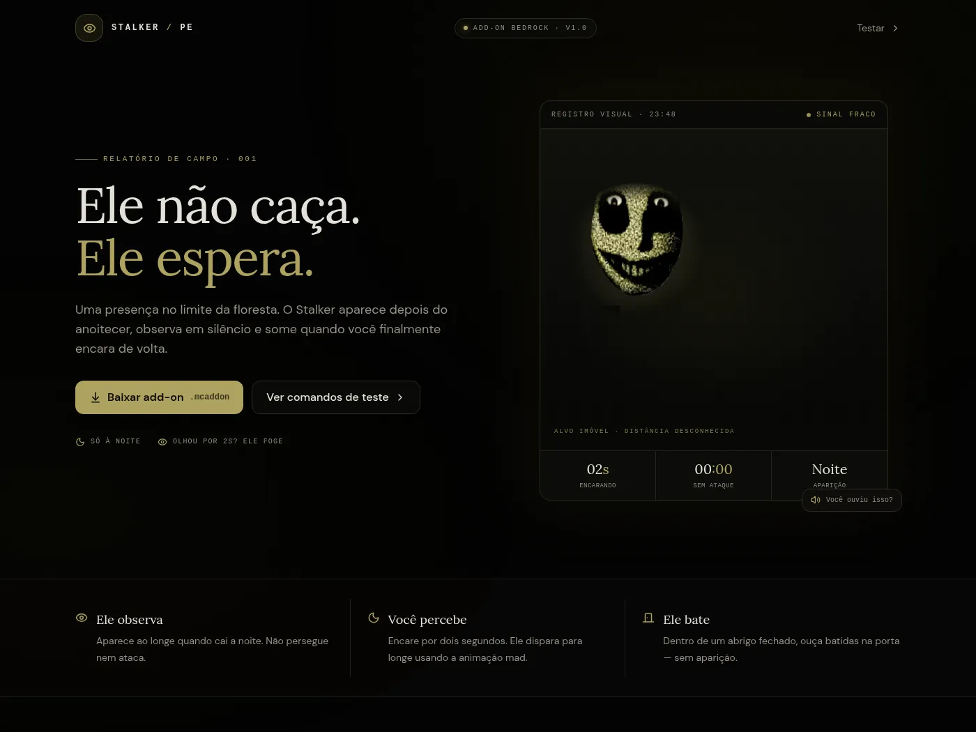 Stalker Terror Addon PE