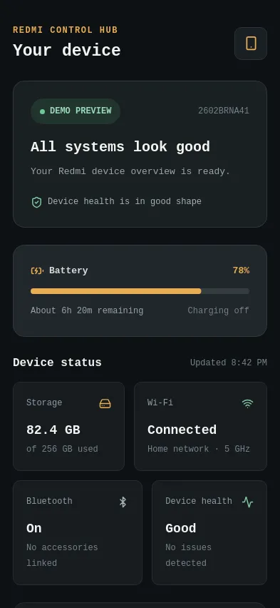 Redmi Control Hub