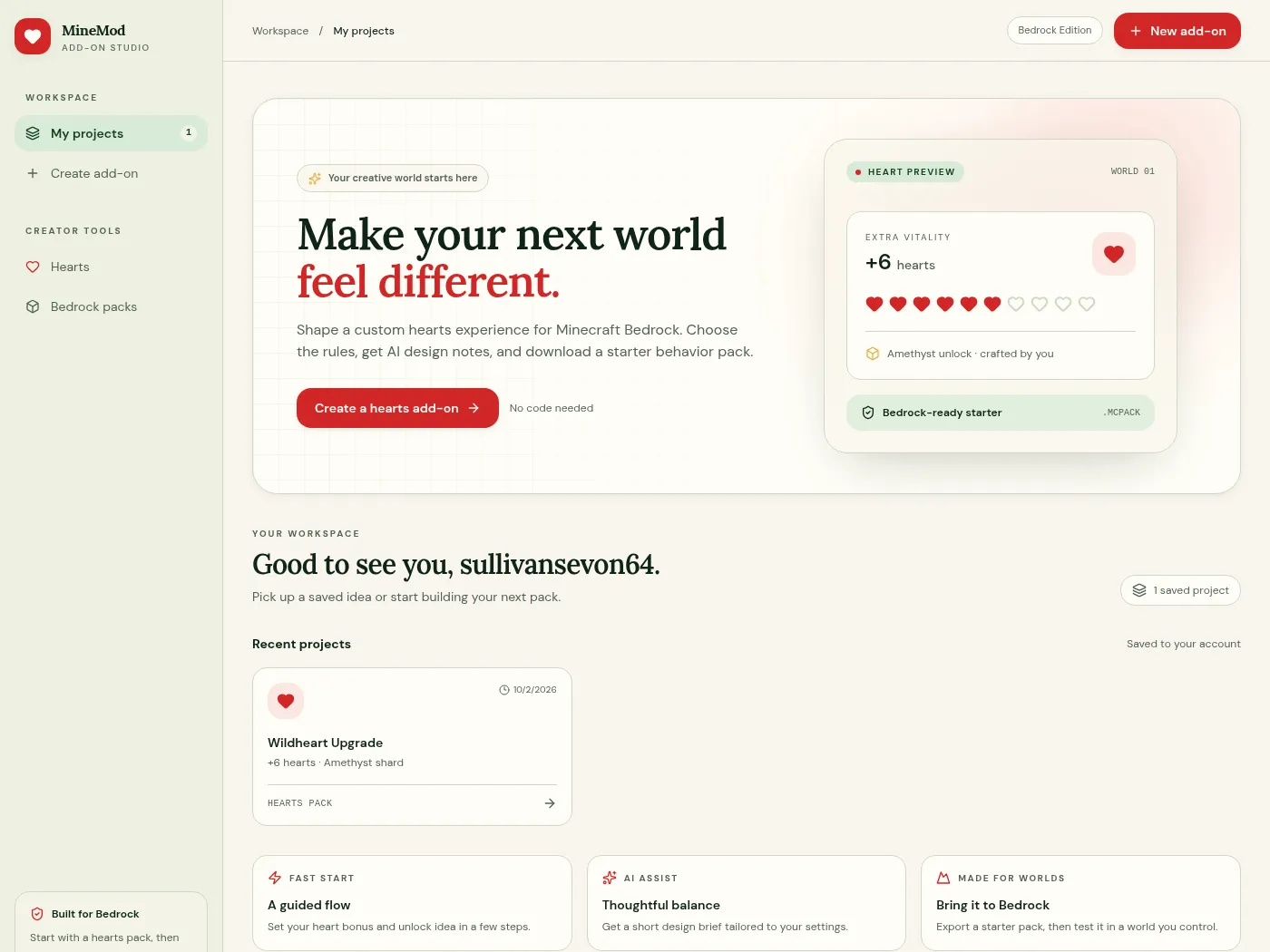 MineMod AI Creator