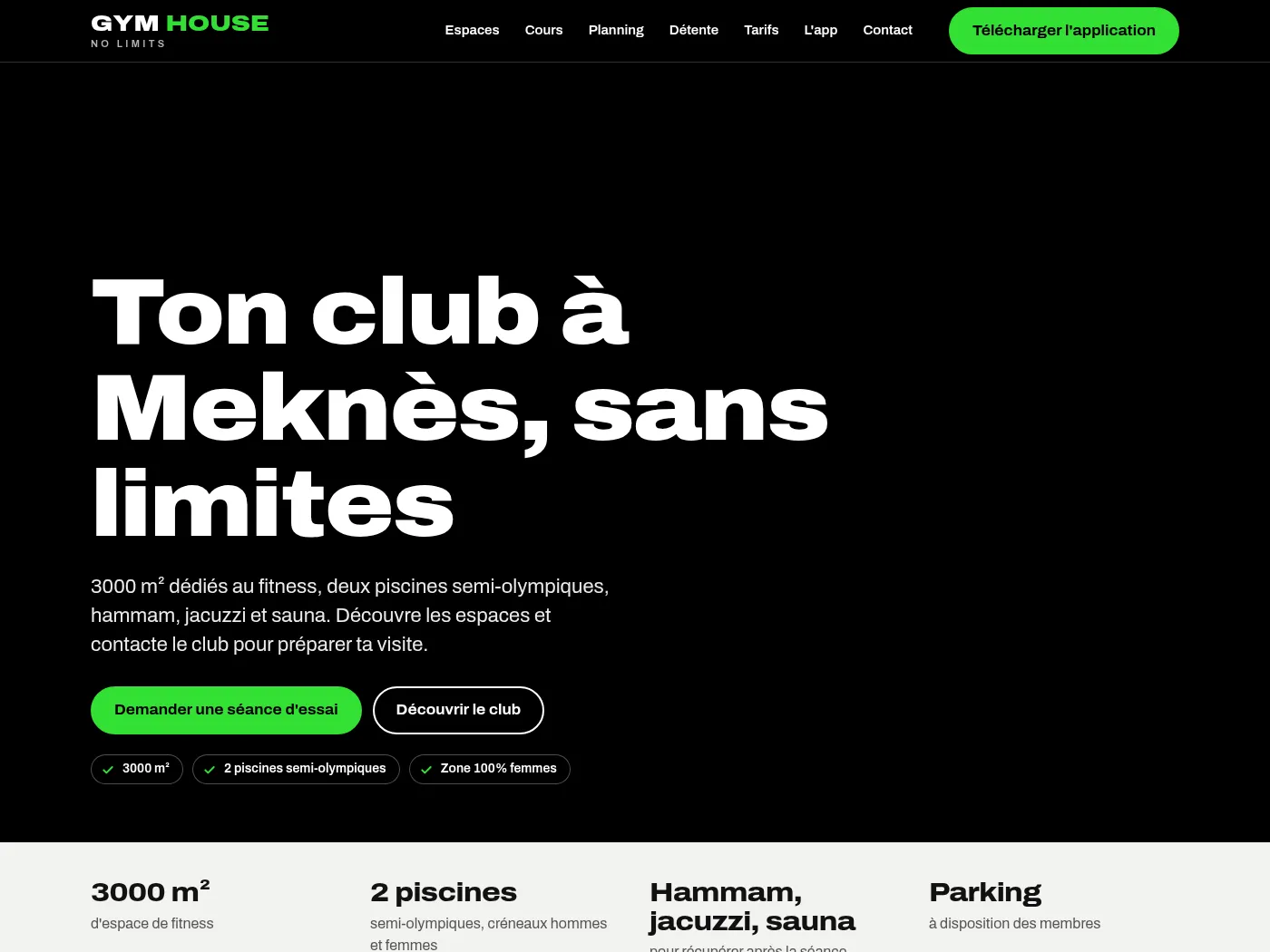 Gym House Meknès Web