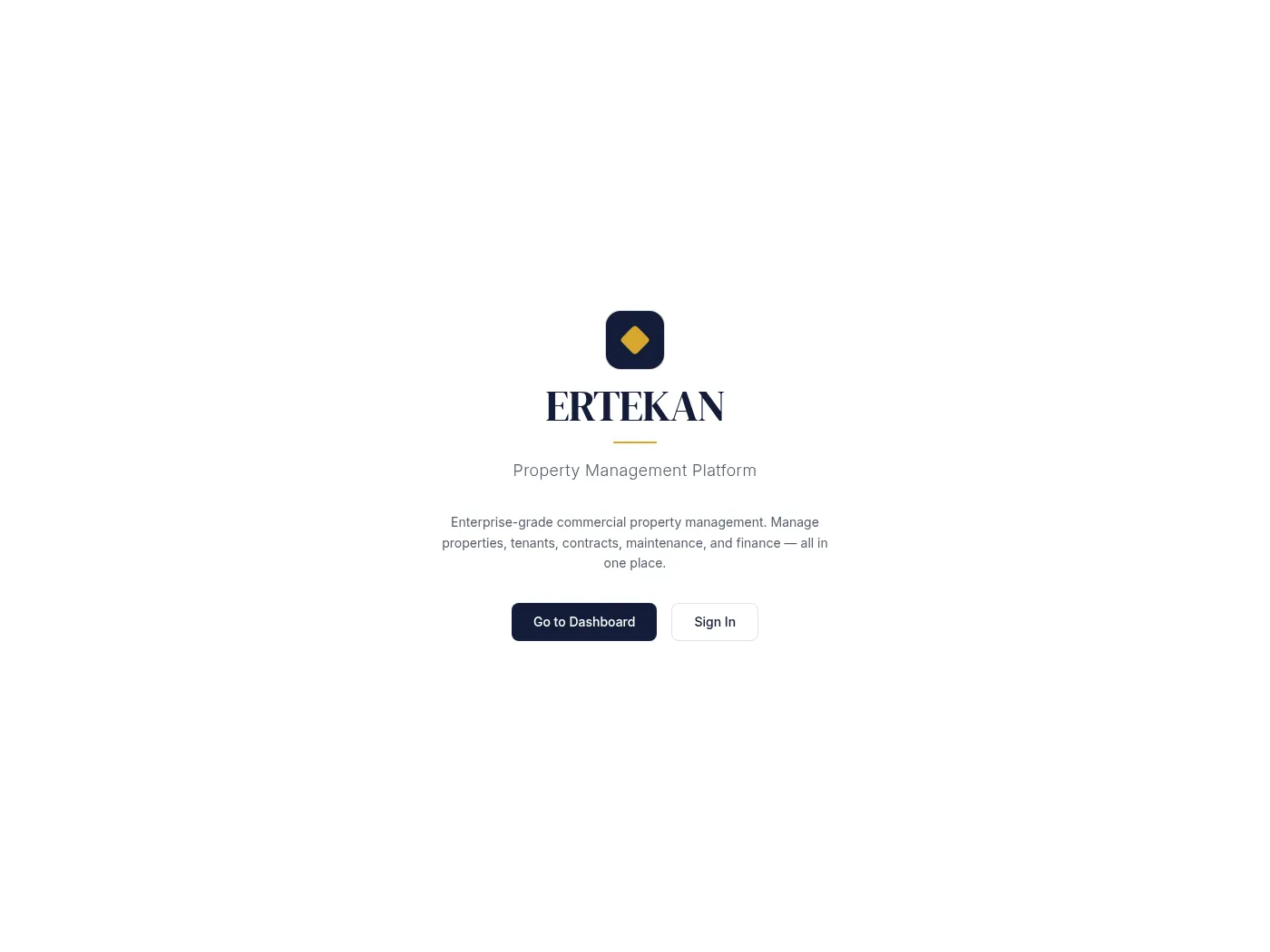 ERTEKAN Property Management