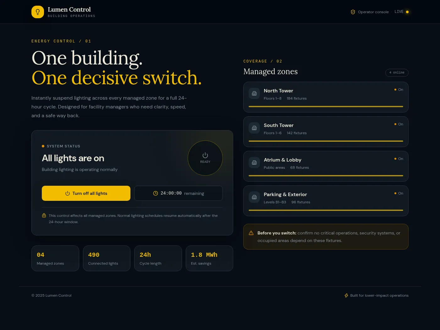 Building Light Control