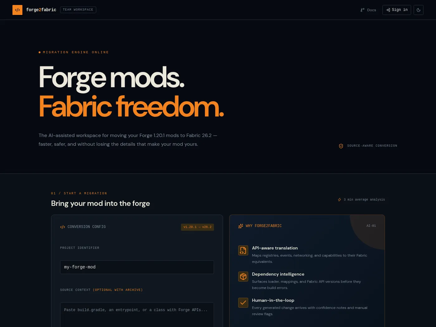 Forge2Fabric Converter