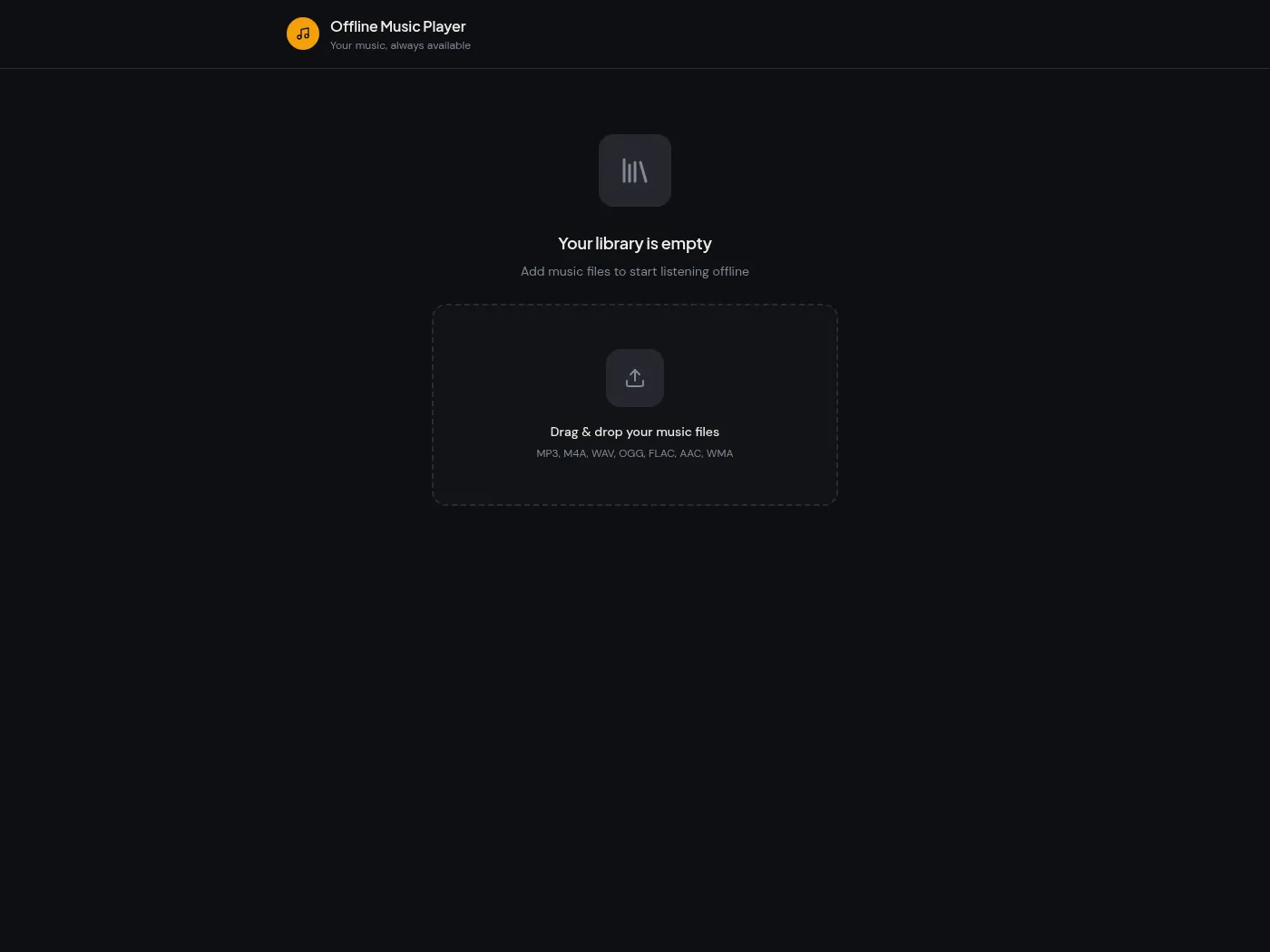 Offline Music Player