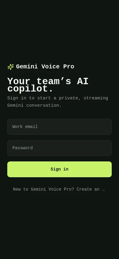 Gemini Voice Pro