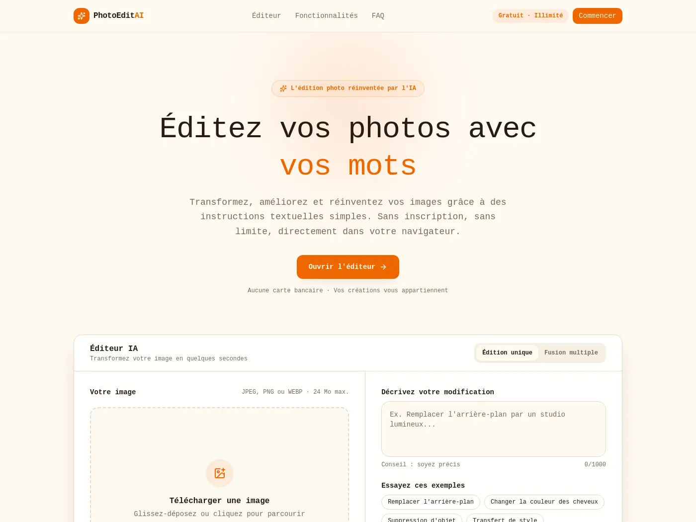 PhotoEditAI Clone