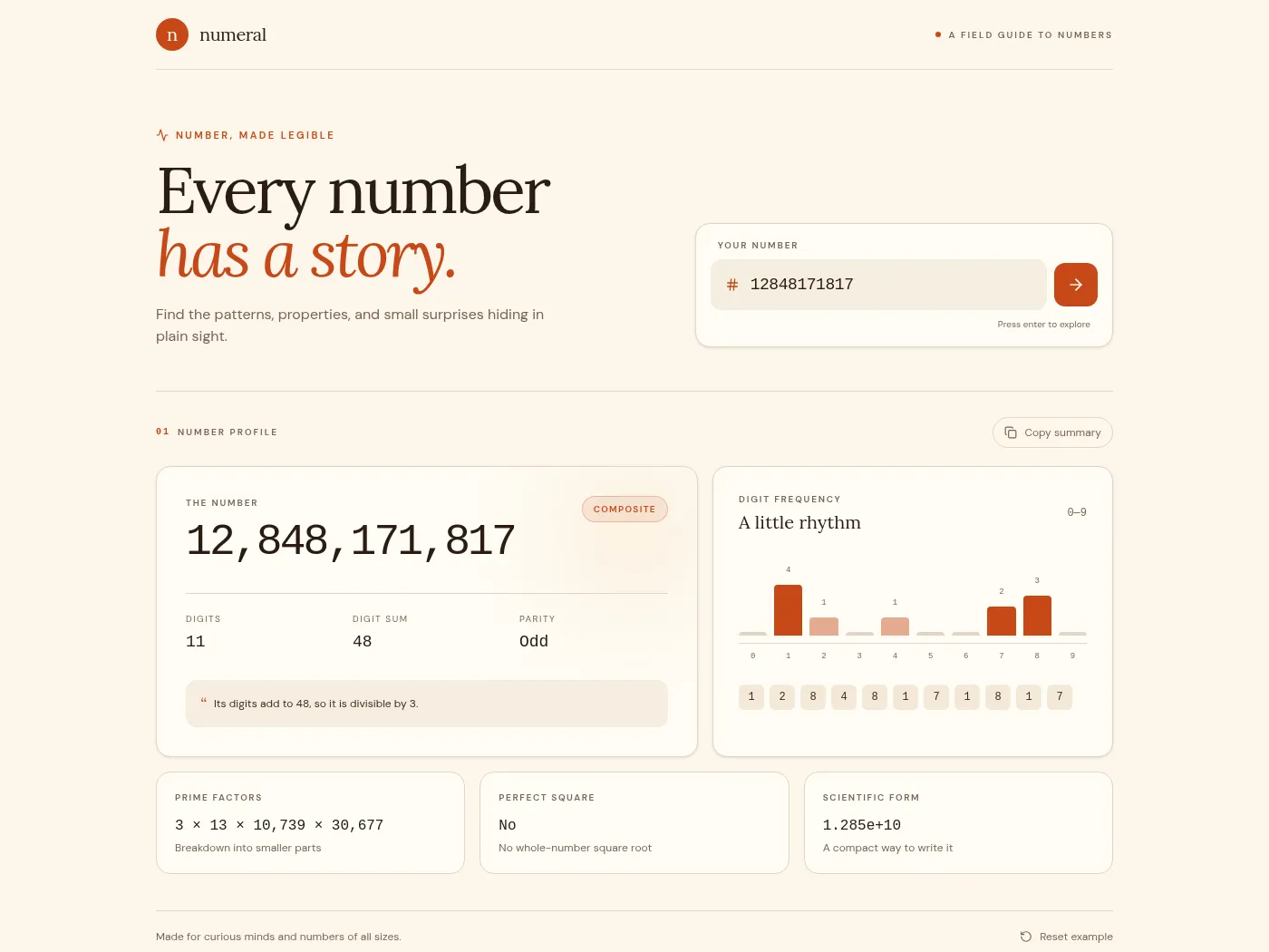 Number Insights App